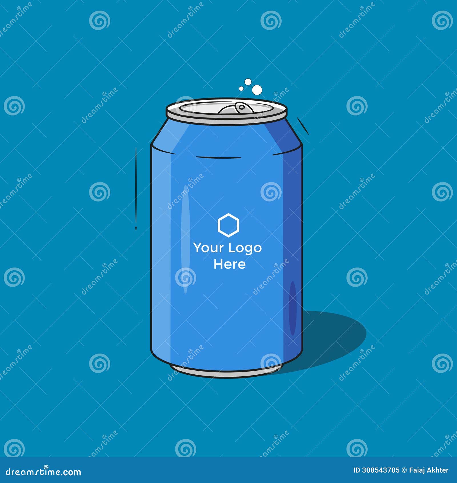 Can Vector Image for Your Product Advertisement. Stock Vector ...