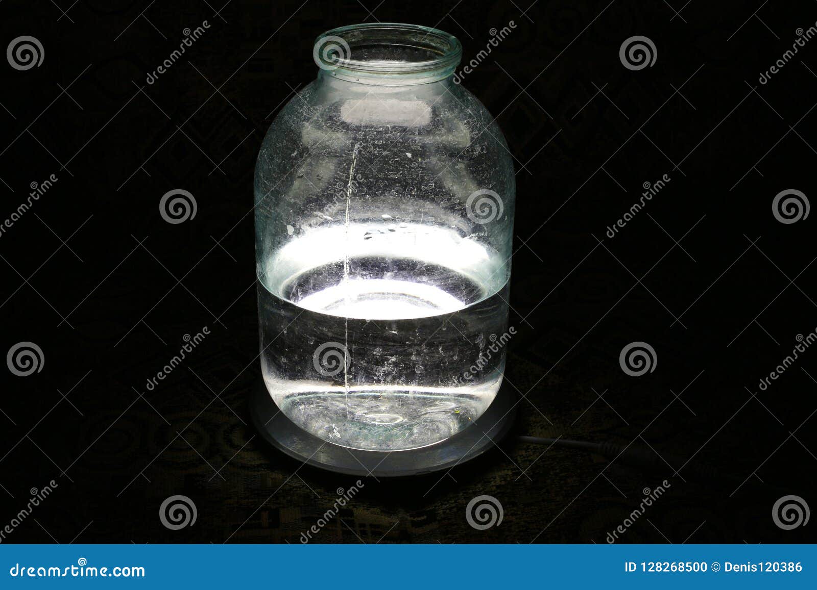 A Can of Water Illuminated by Light Stock Photo - Image of drinking ...