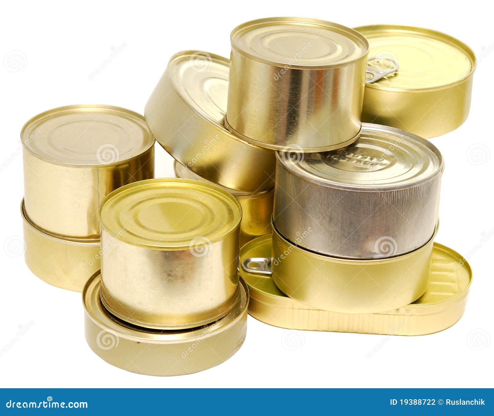 Can on white stock photo. Image of product, closeup, container - 19388722