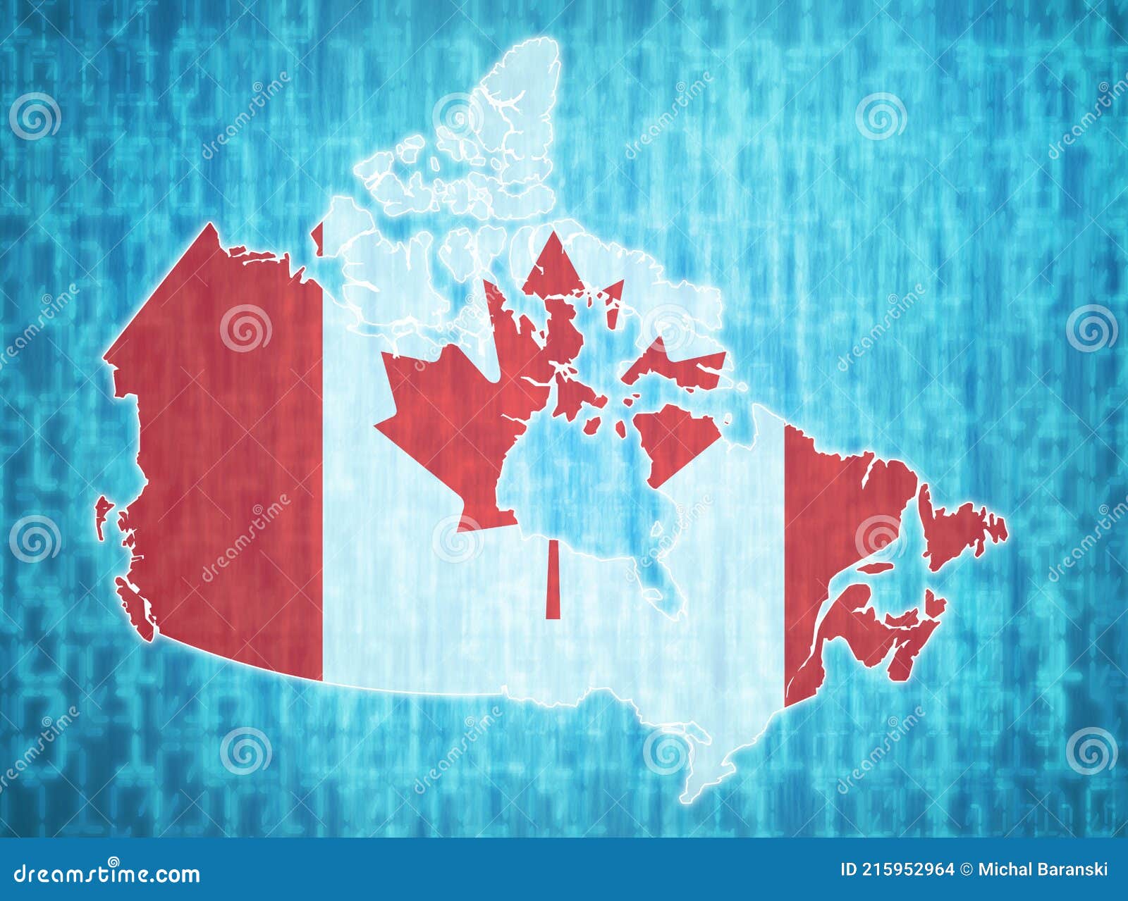 Canada Administrative Divisions Stock Illustration - Illustration of ...