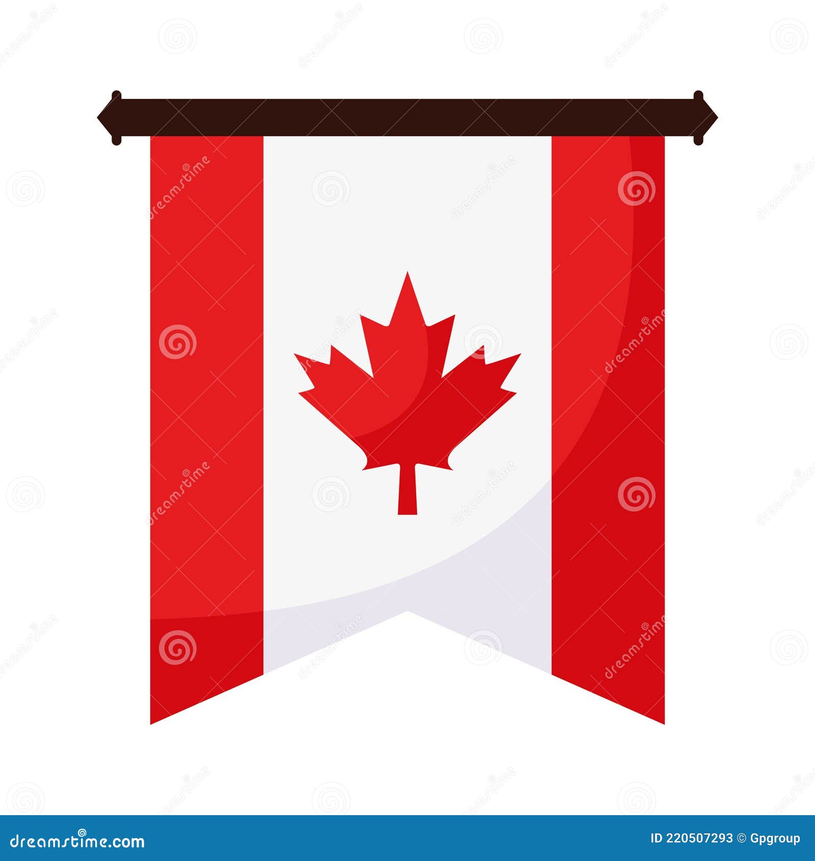 Canada banner design stock vector. Illustration of flag - 220507293