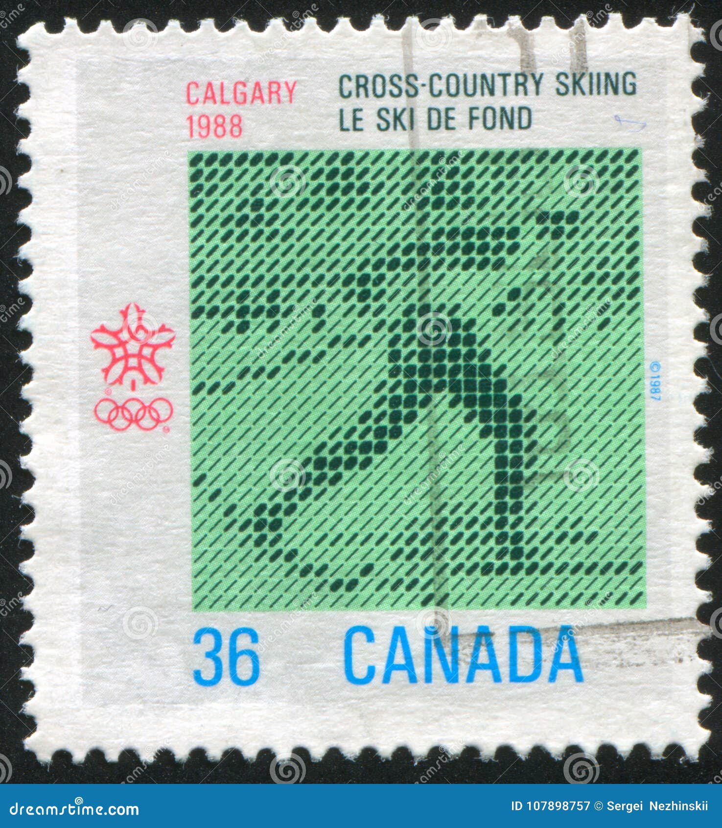 Poststamp editorial photography. Image of 1987, ancient - 107898757