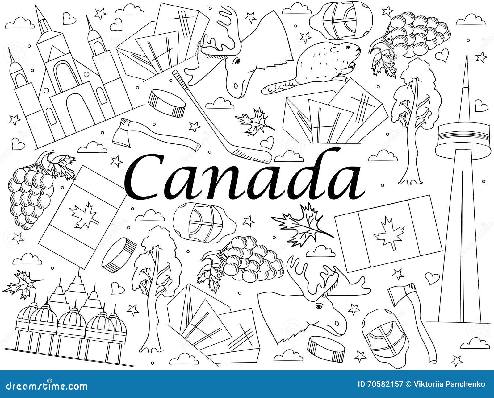 Canada Map Coloring Page
