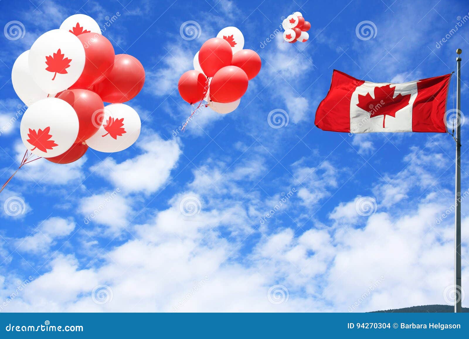 Canada day stock photo. Image of party, canada, balloons - 94270304