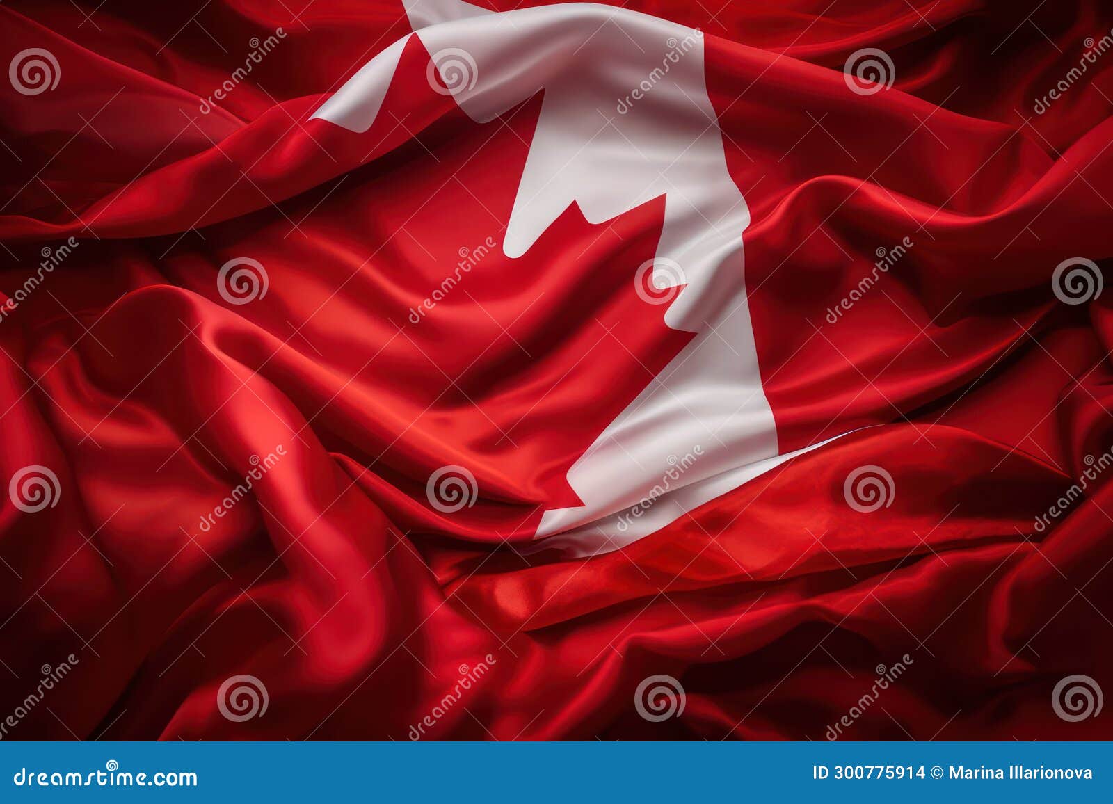 Canada Flag Day Abstract Background. Generative AI Stock Photo - Image ...