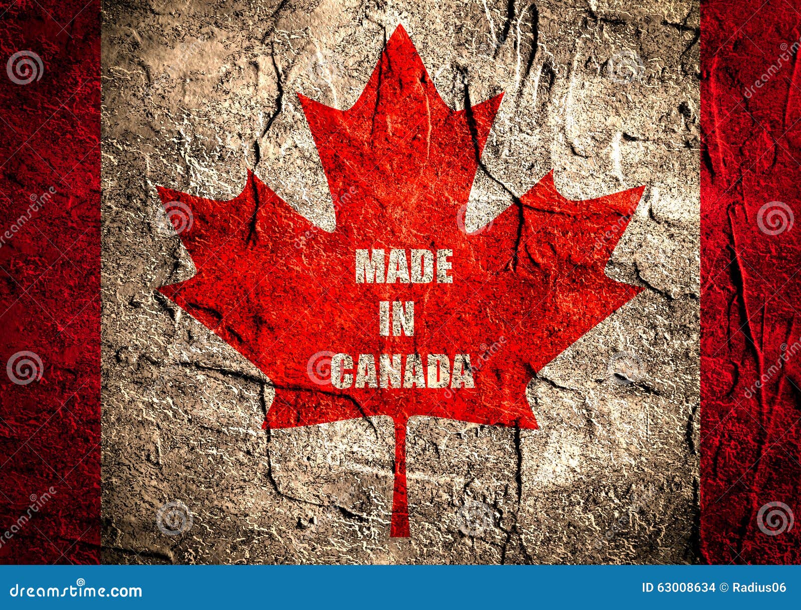 Canada Flag Maple Leaf on Grunge Backdrop Stock Illustration ...
