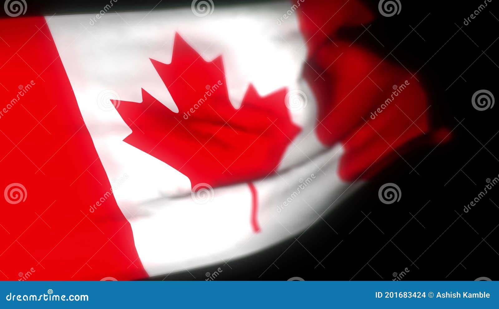 Canada Flag , Realistic 3D Animation of Waving Flag. Canada Flag Waving ...