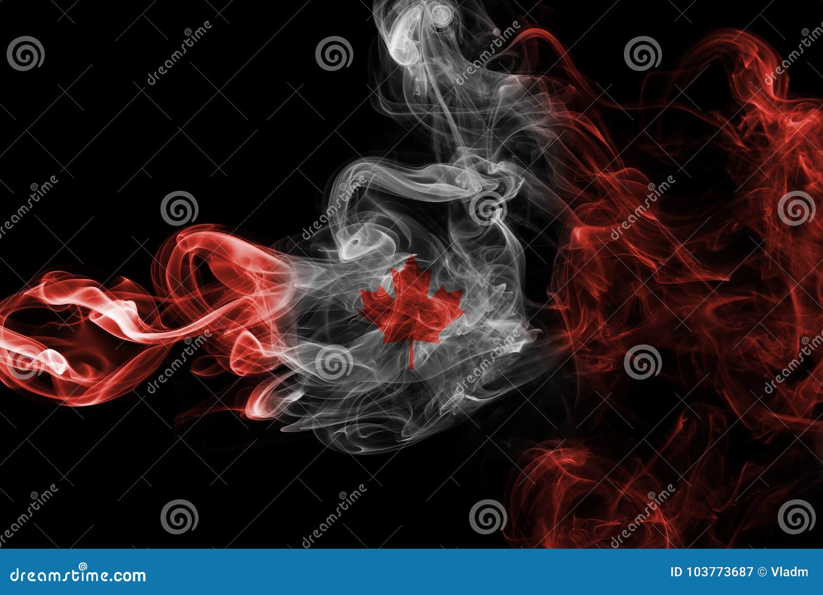 Canada flag smoke stock image. Image of mystic, flag - 103773687