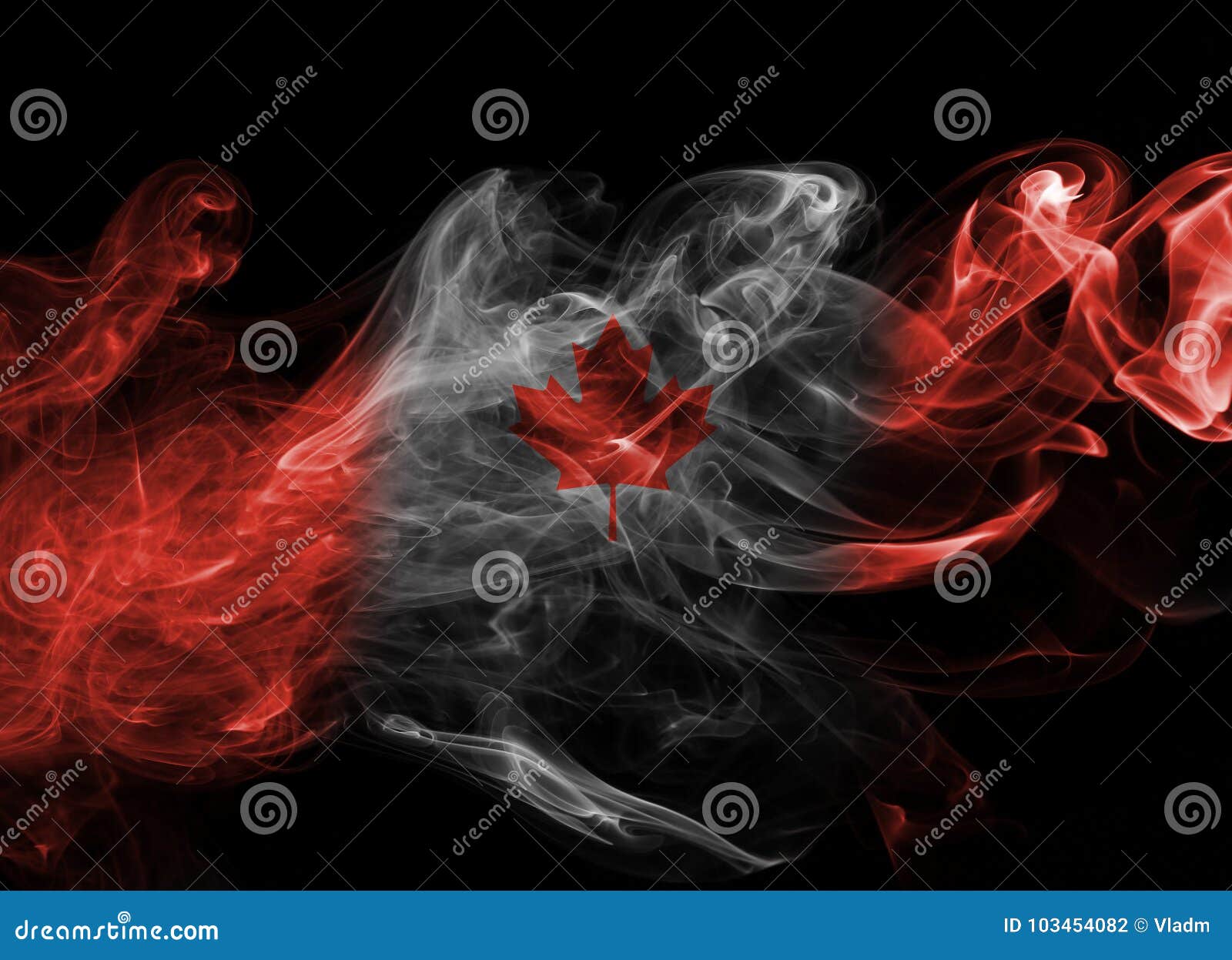 Canada flag smoke stock photo. Image of canadian, background - 103454082