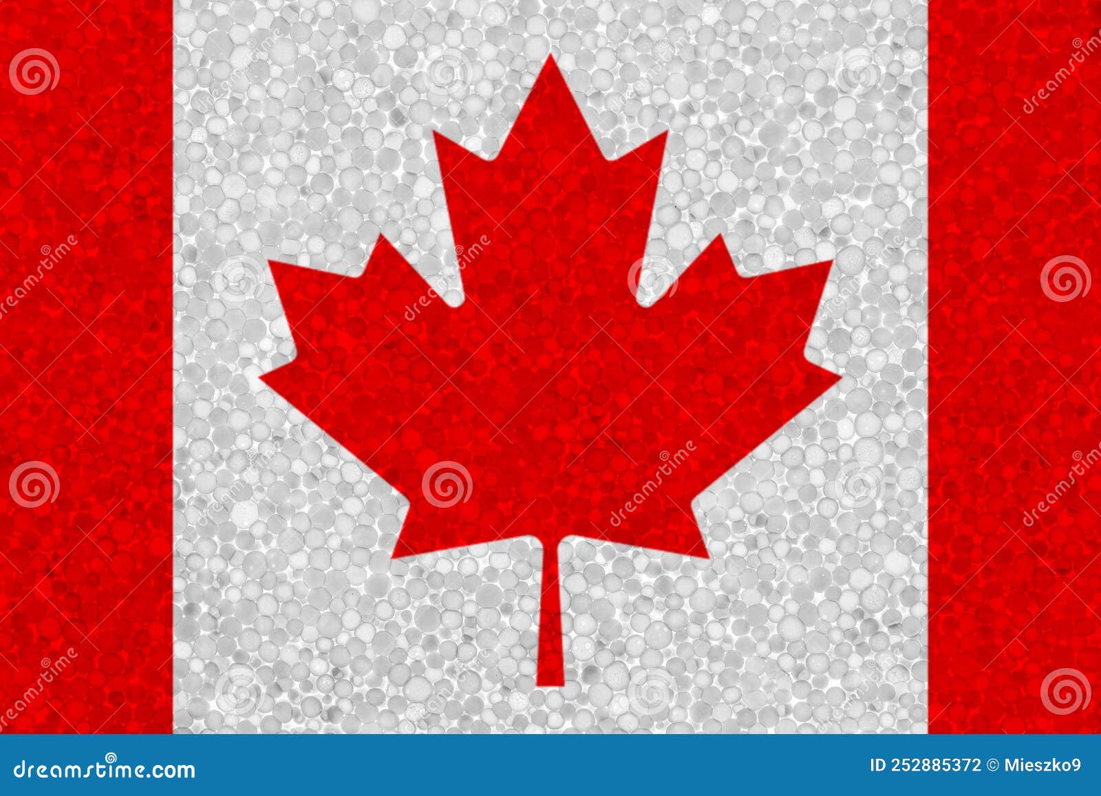 Canada Flag on Styrofoam Texture Stock Photo - Image of texture ...