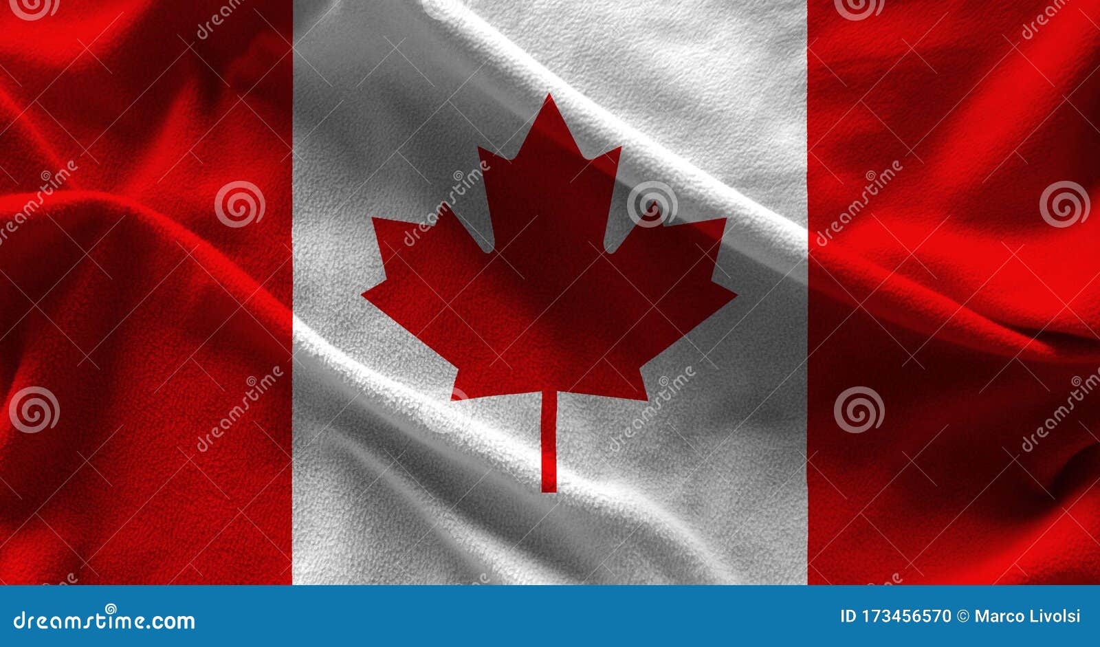 Canada Flag with Texture on Background Stock Illustration ...