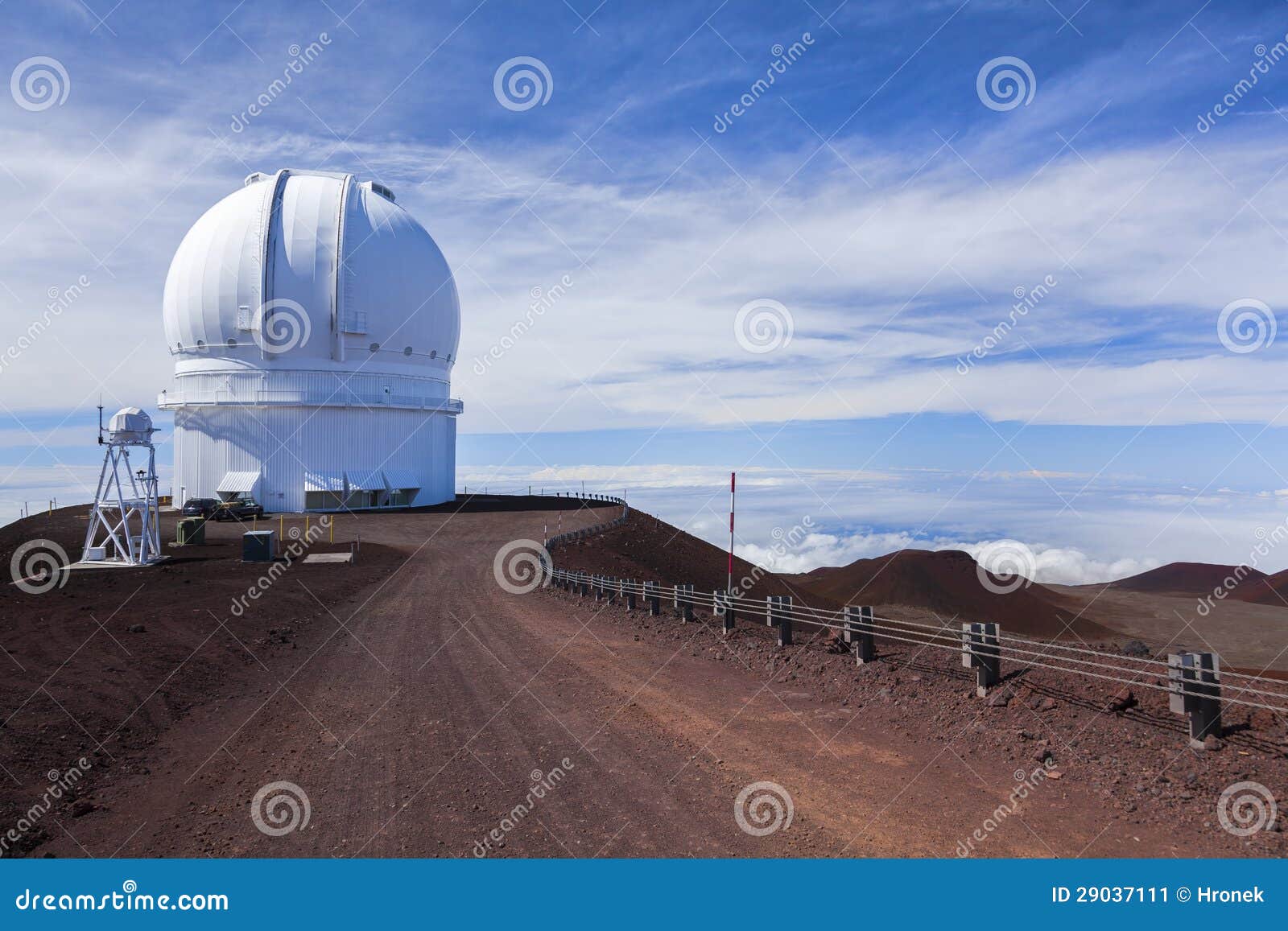 Canada-France-Hawai I Observatory Stock Image - Image of hawaii ...