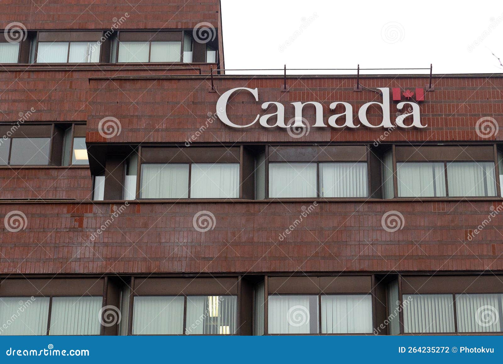 Canada Government Sign View Editorial Photography - Image of country ...