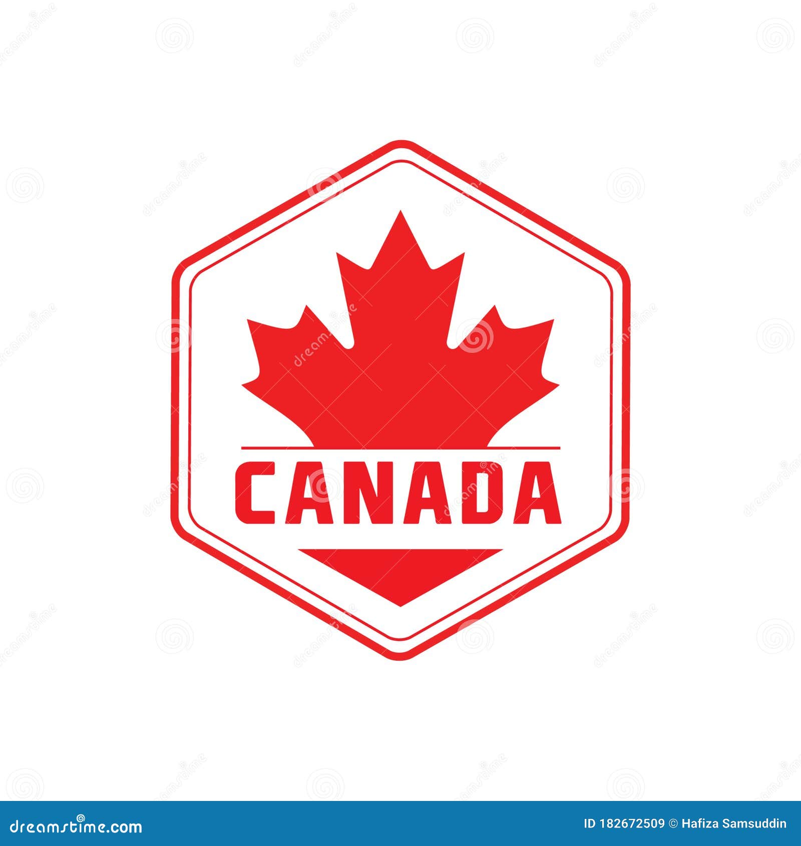 Canada label design stock vector. Illustration of typography - 182672509