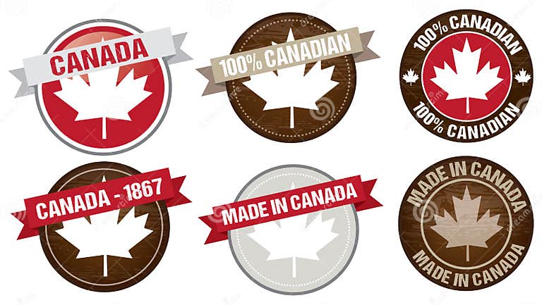 Canada labels designs stock vector. Illustration of stamp - 67380242