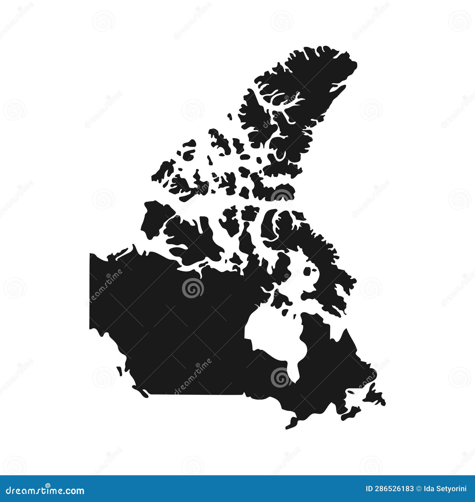 Canada map icon vector stock illustration. Illustration of planet ...