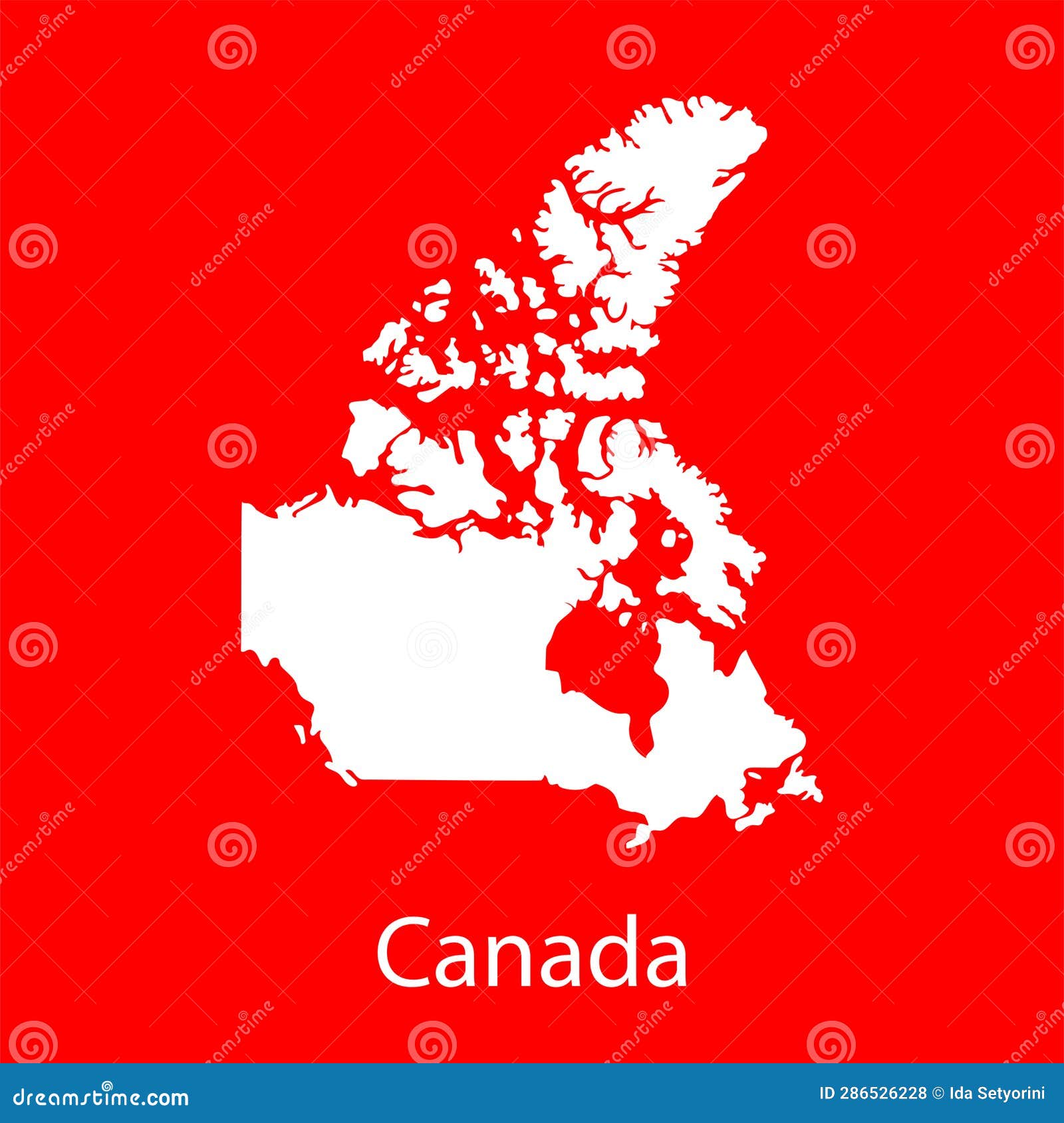 Canada map icon vector stock illustration. Illustration of state ...