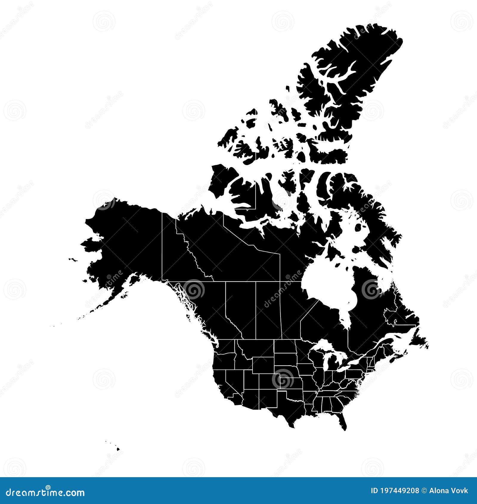 Canada Map - Stock Vector Illustration Stock Illustration ...
