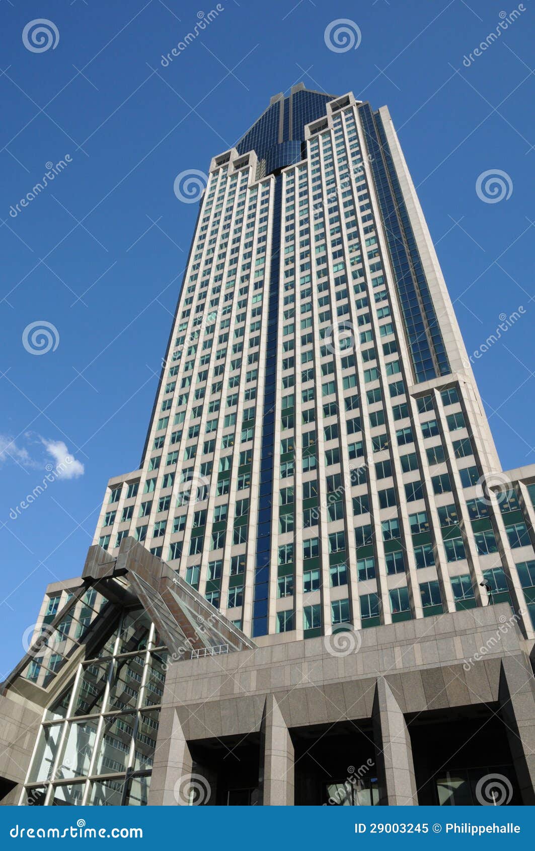 Canada, a Modern Building Montreal Stock Image - Image of touristy ...