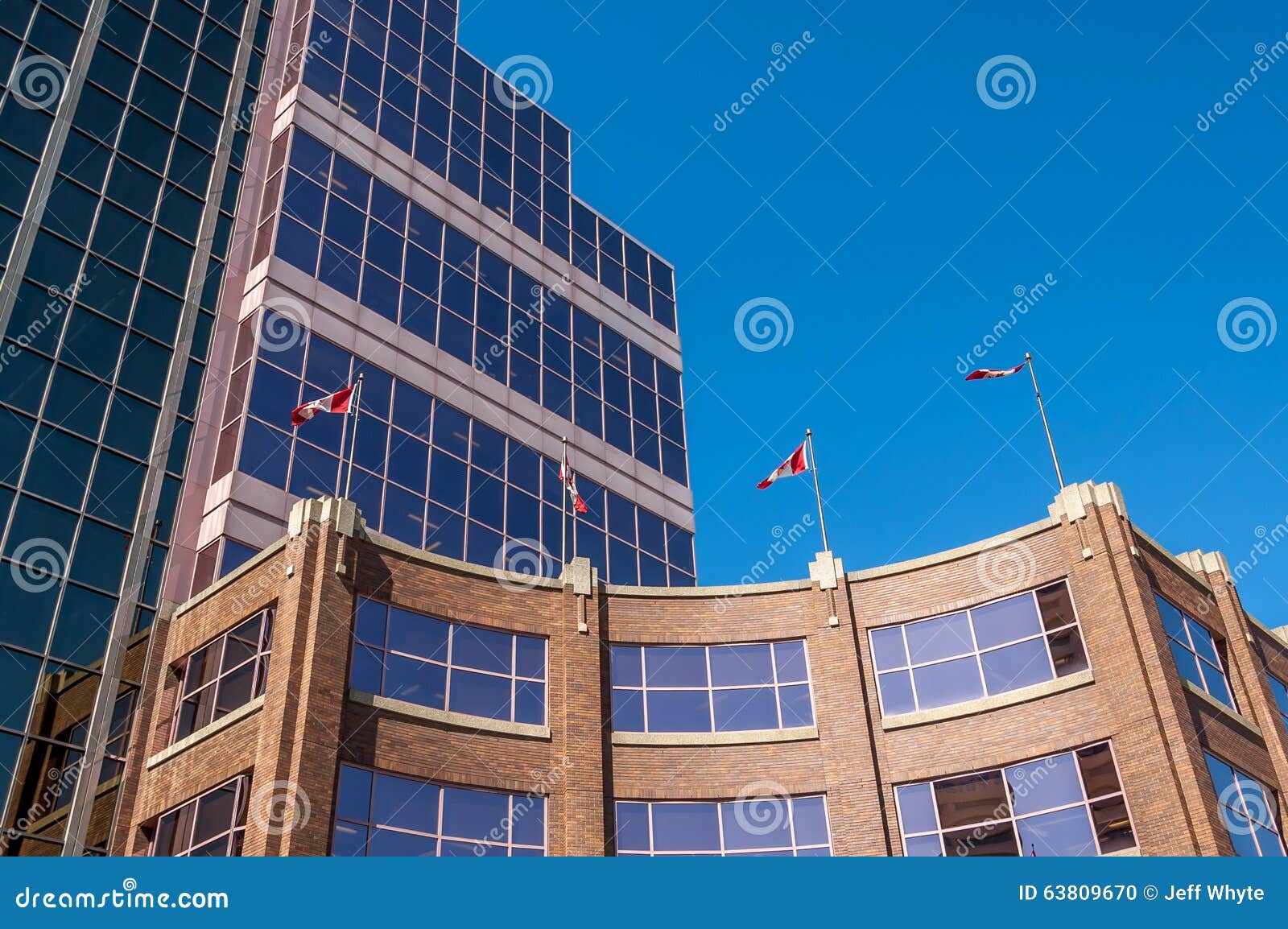 Canada Place, Edmonton stock photo. Image of glass, brick - 63809670