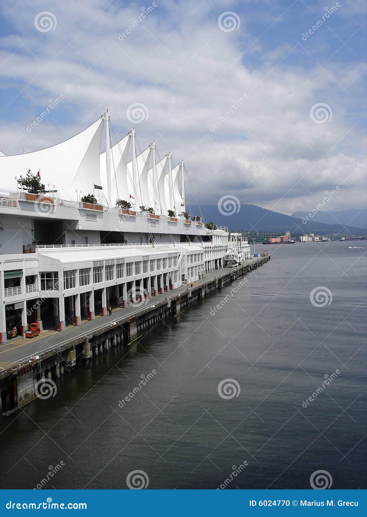 Canada Place Five Sails stock photo. Image of sightseeing - 6024770