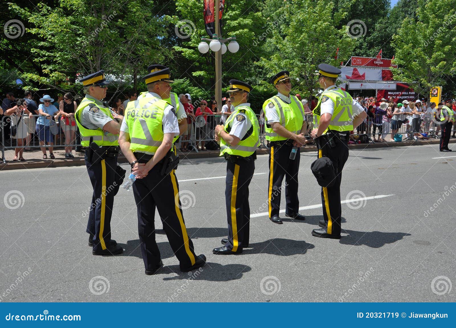 Canada police on guard editorial stock image. Image of captain - 20321719