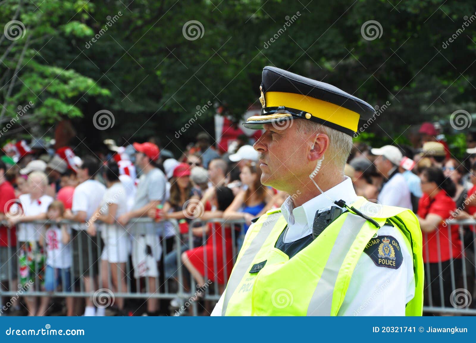 RCMP GRC Police Car Standing In Front Of The Canadian Parliament ...
