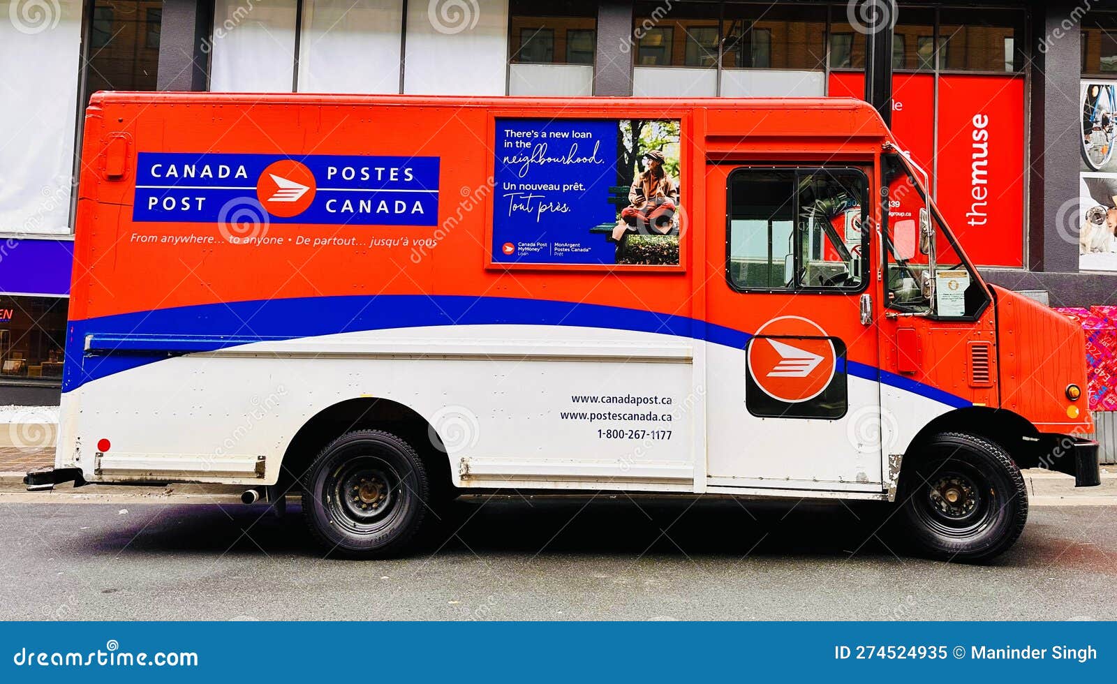 Canada Post Vehicle editorial image. Image of highway - 274524935