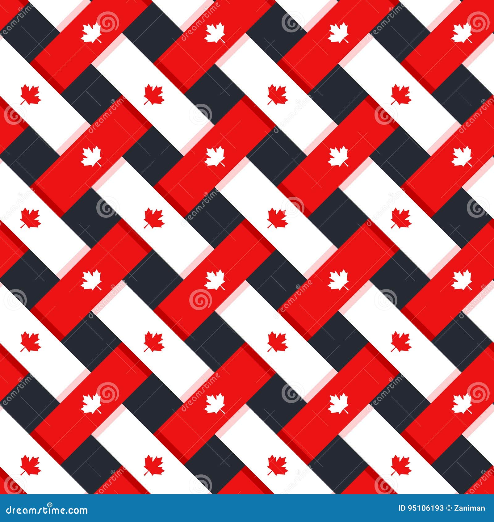 Canada seamless pattern. stock vector. Illustration of fabric - 95106193
