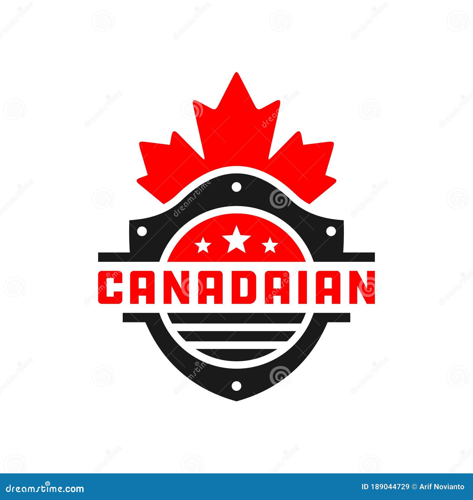 Canada Shield Vector Logo stock vector. Illustration of collection ...