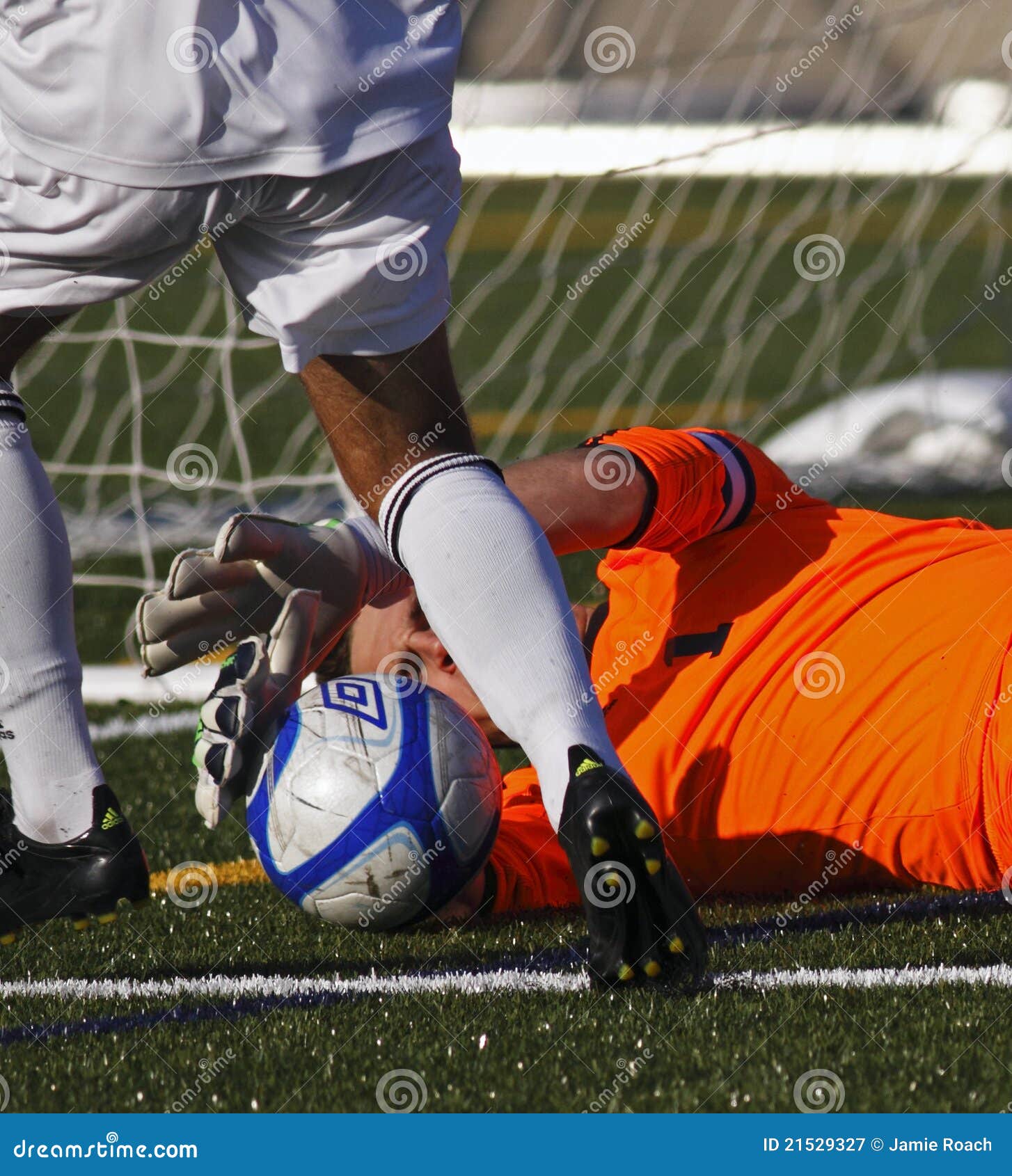 Canada Soccer Keeper Hands Ball Closeup Editorial Photography - Image ...