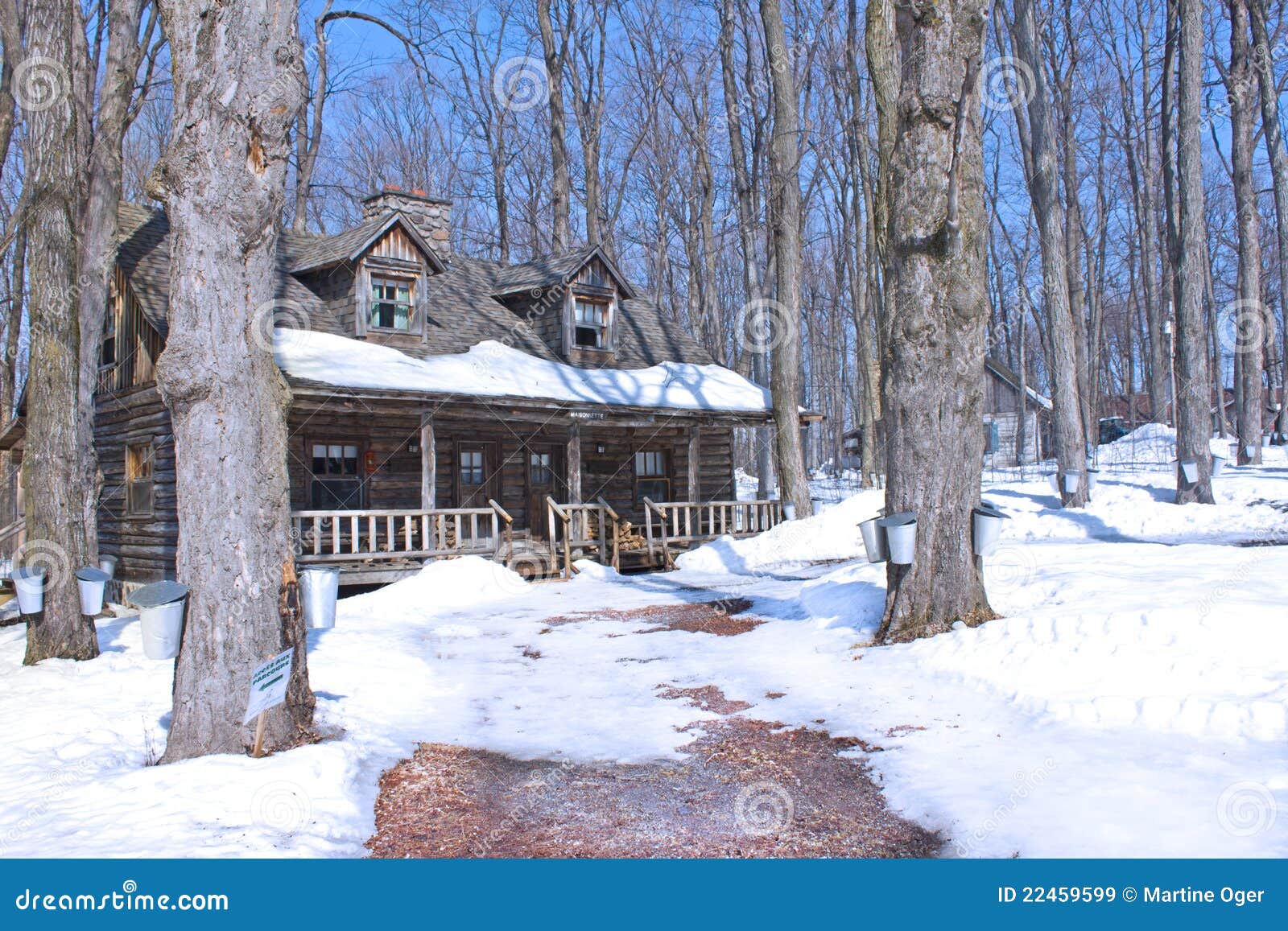 Canada sugar shack stock image. Image of farm, quebec - 22459599