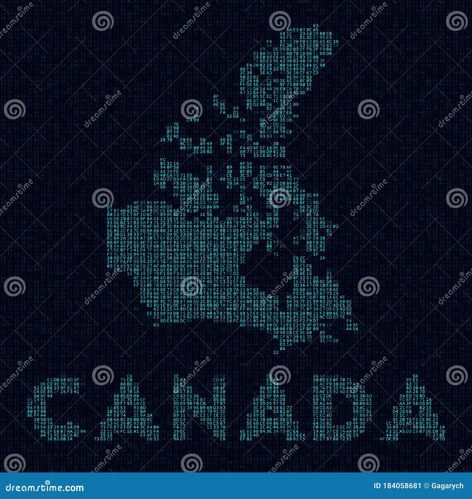 Canada tech map. stock vector. Illustration of information - 184058681