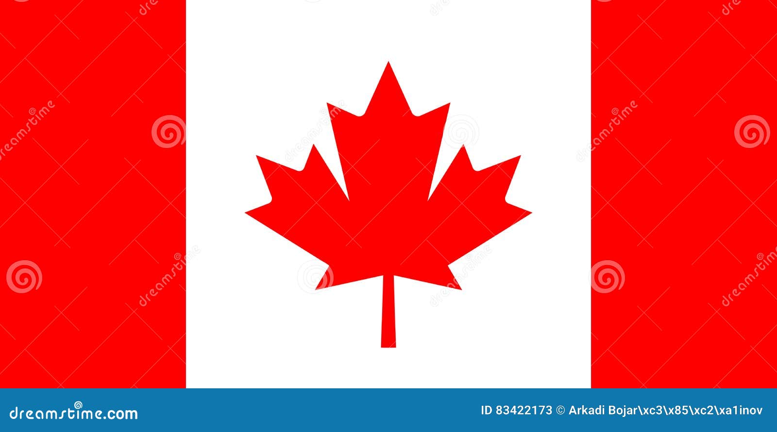 Canada vector flag stock vector. Illustration of logo - 83422173