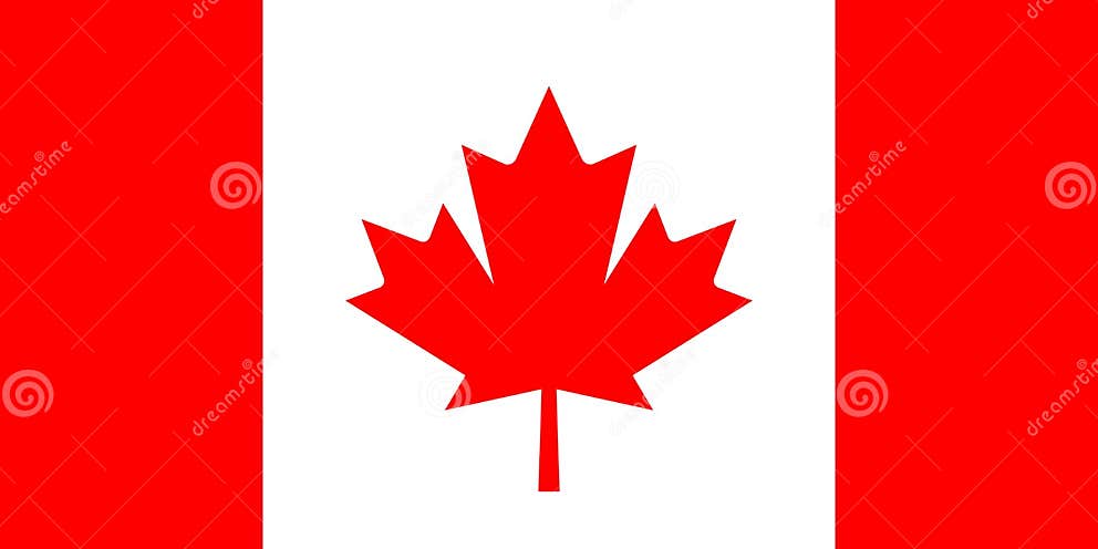 Canada vector flag stock vector. Illustration of logo - 83422173