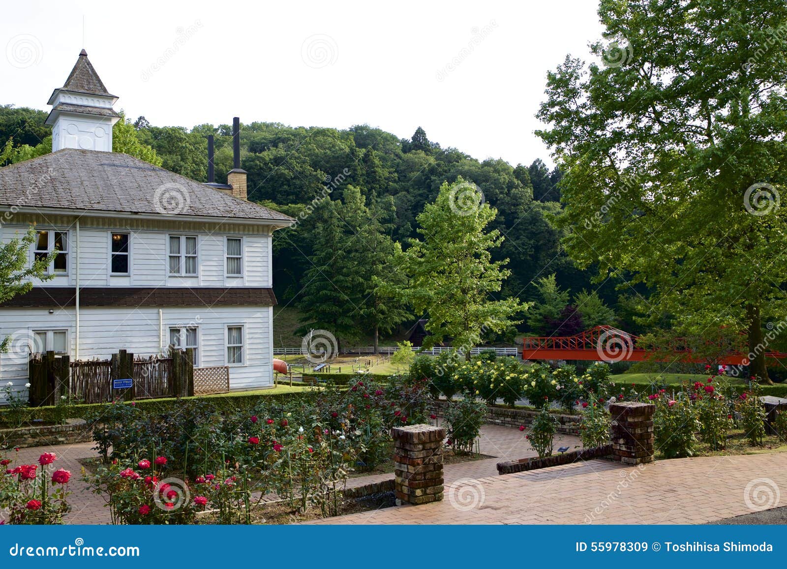 Canada village stock image. Image of park, garden, green - 55978309