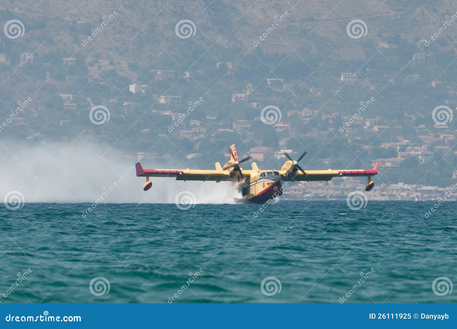 Canadair CL-415 stock image. Image of bombardier, cl415 - 26111925