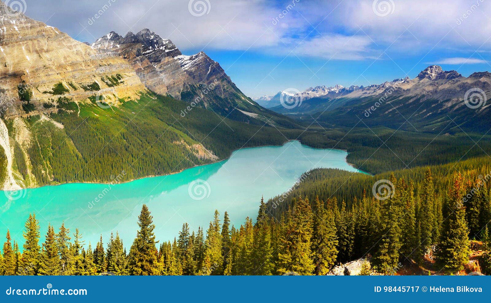 Canadese Rotsachtige Bergen En Meren Stock Afbeelding - Image of canada ...
