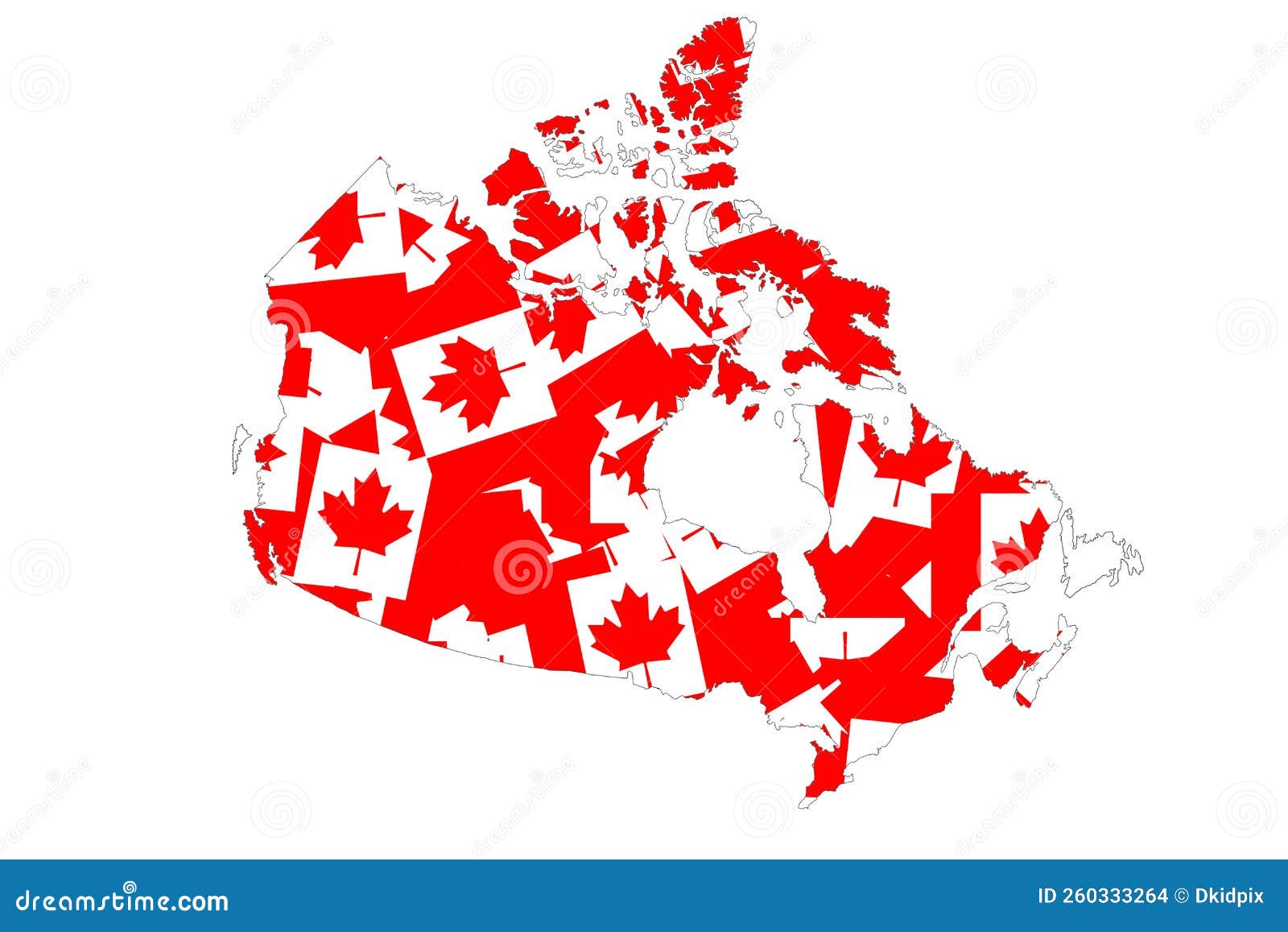 Canadia stock illustration. Illustration of arctic, creative - 260333264