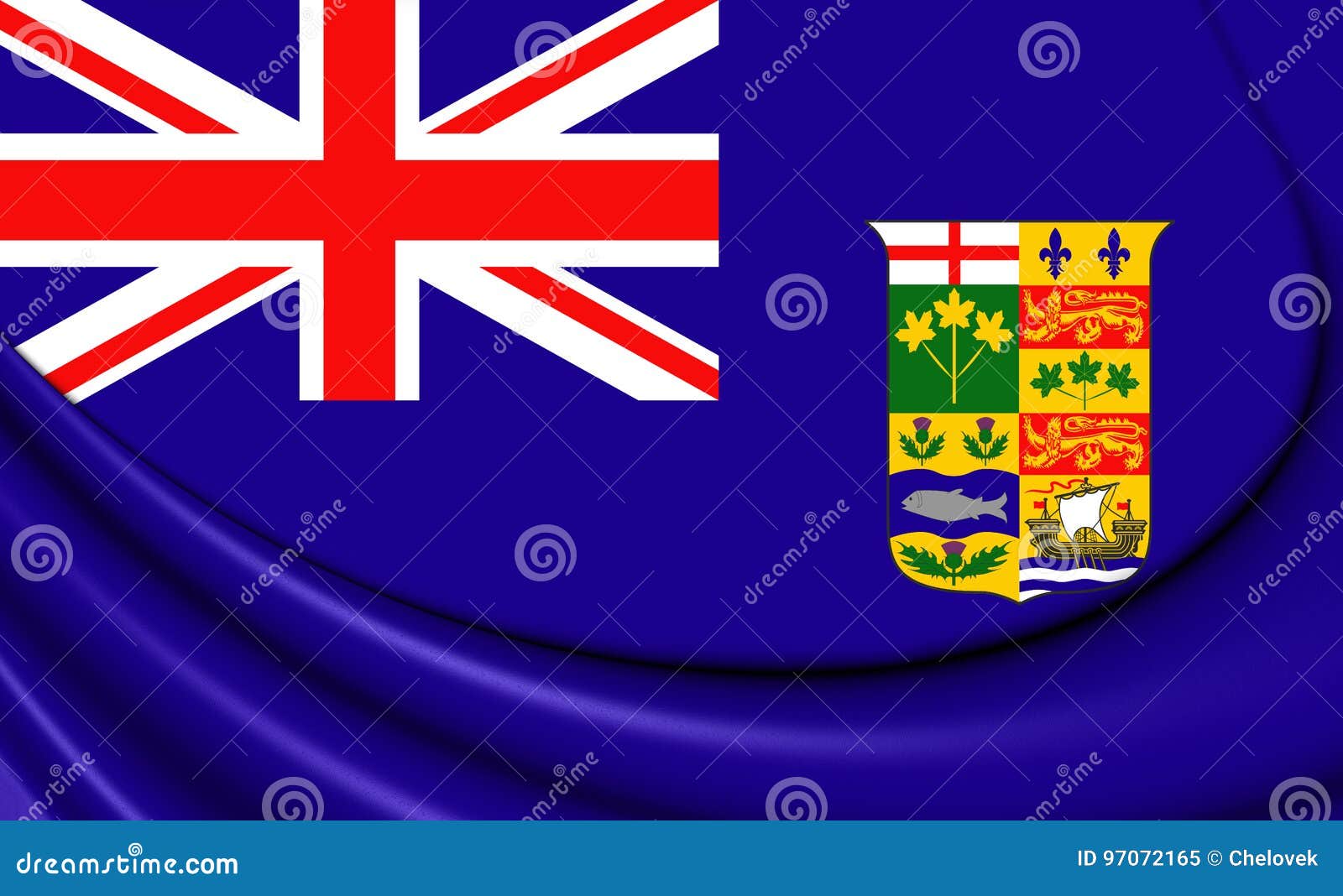Canadian Red Ensign Historical Flag, 1957 - 1965, Canada Cartoon Vector ...