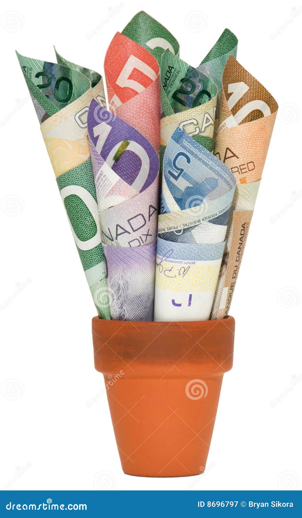 Canadian Cash stock image. Image of life, bills, saving - 8696797