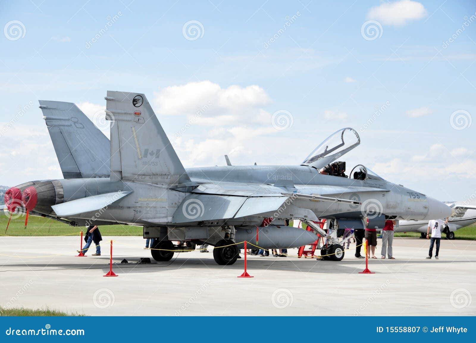 Canadian CF-18 Fighter editorial photography. Image of east - 15558807