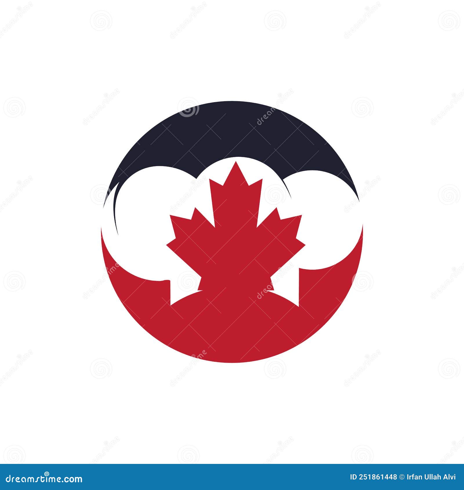 Canadian Chef Vector Logo Design Template. Maple Leaf with Chef Hat ...