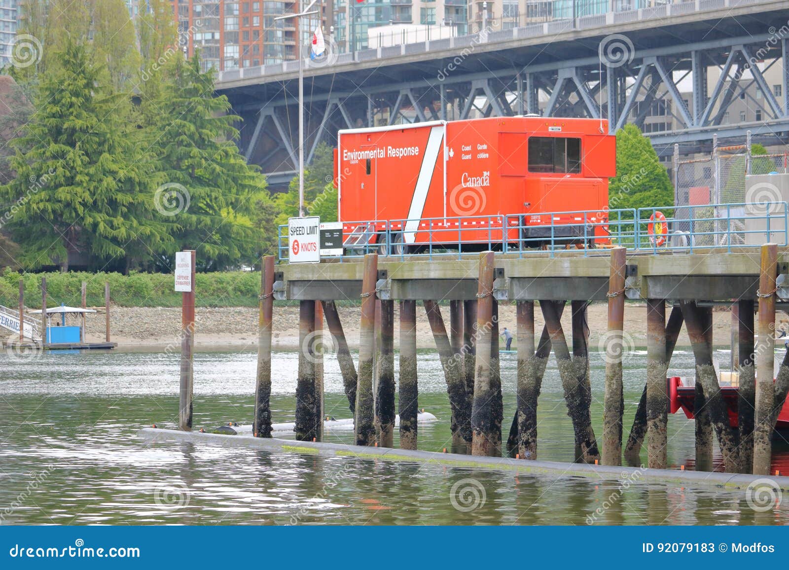 Canadian Coast Guard Environmental Response Facility Editorial Stock ...