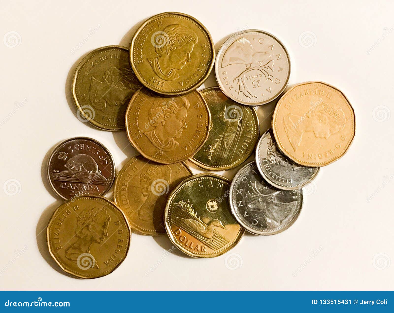 Canadian Coin Currency editorial photo. Image of exchange - 133515431