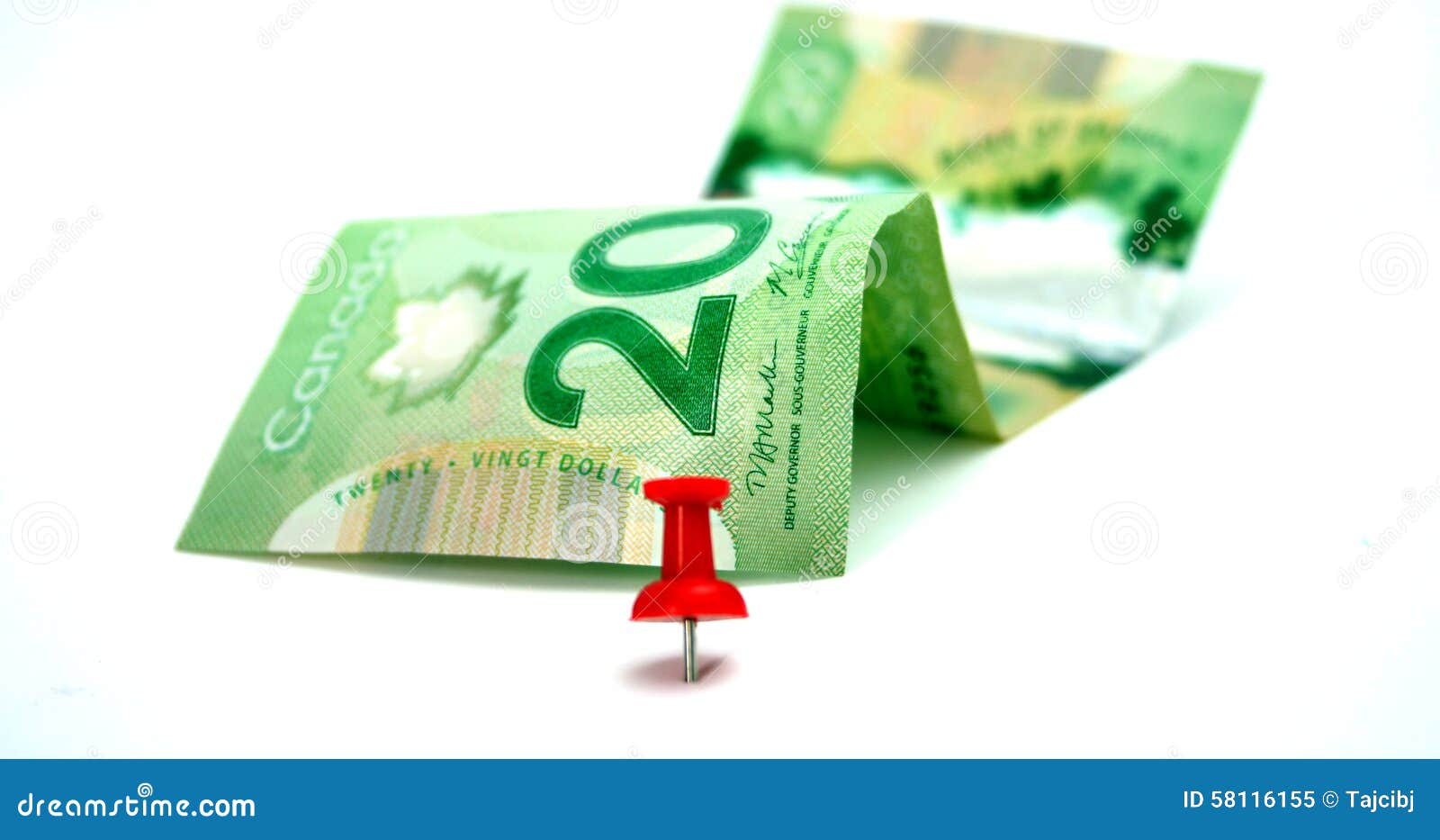 20 Canadian Dollar Bill stock image. Image of background - 58116155