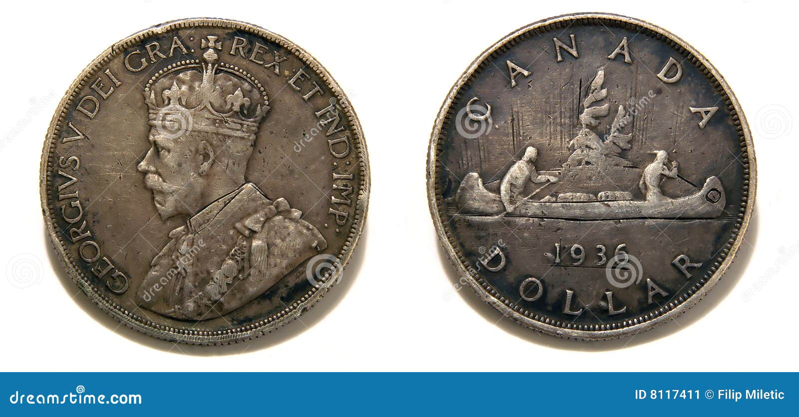 Canadian dollar coin editorial photo. Image of financial - 8117411