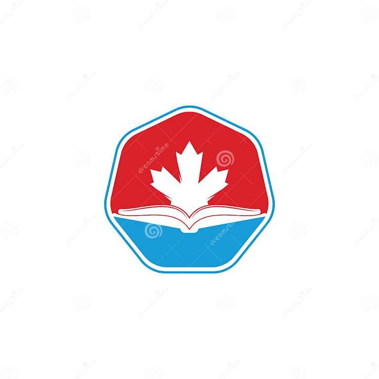 Canadian Education Logo. Study Canada Logo Design Stock Vector ...