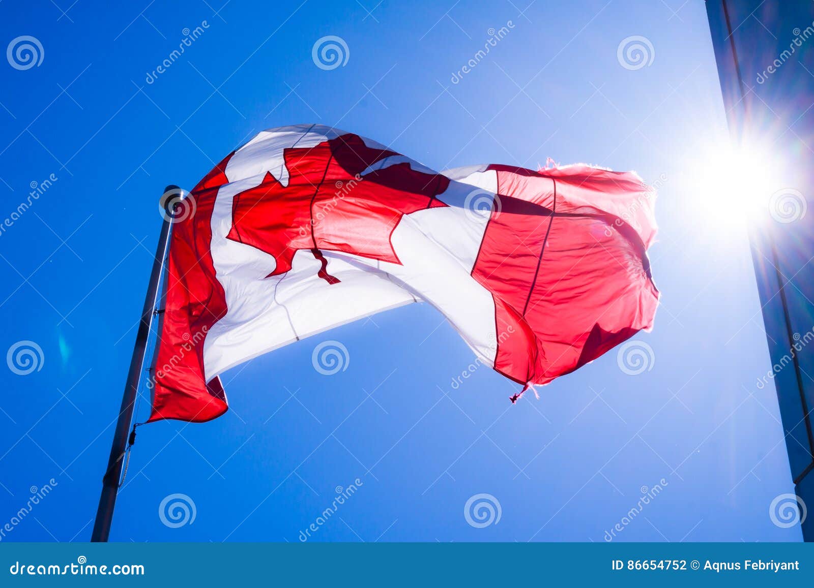 Canadian flag stock photo. Image of canada, country, background - 86654752