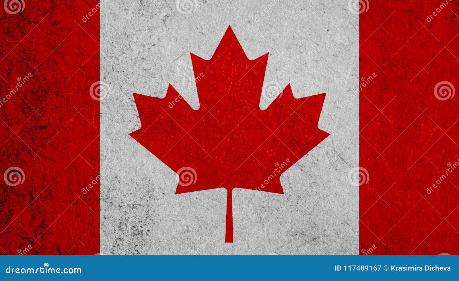 Canadian Flag on Paper Background Stock Image - Image of symbol ...
